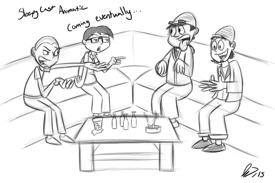 SleepyCast sketch by JDaggs92 on DeviantArt