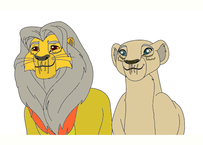 old simba and nala by Iamishboo18 on DeviantArt