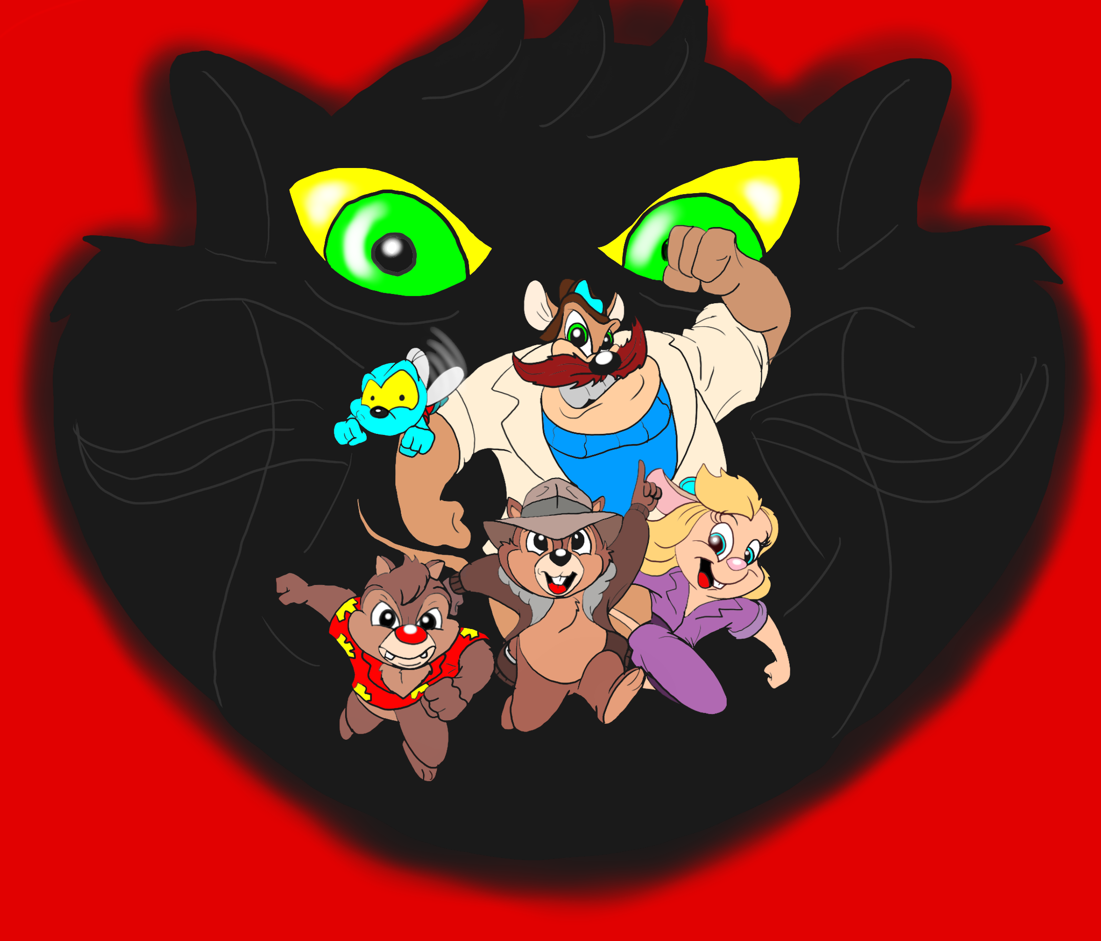 rescue rangers by ArtAsylum1980 on DeviantArt
