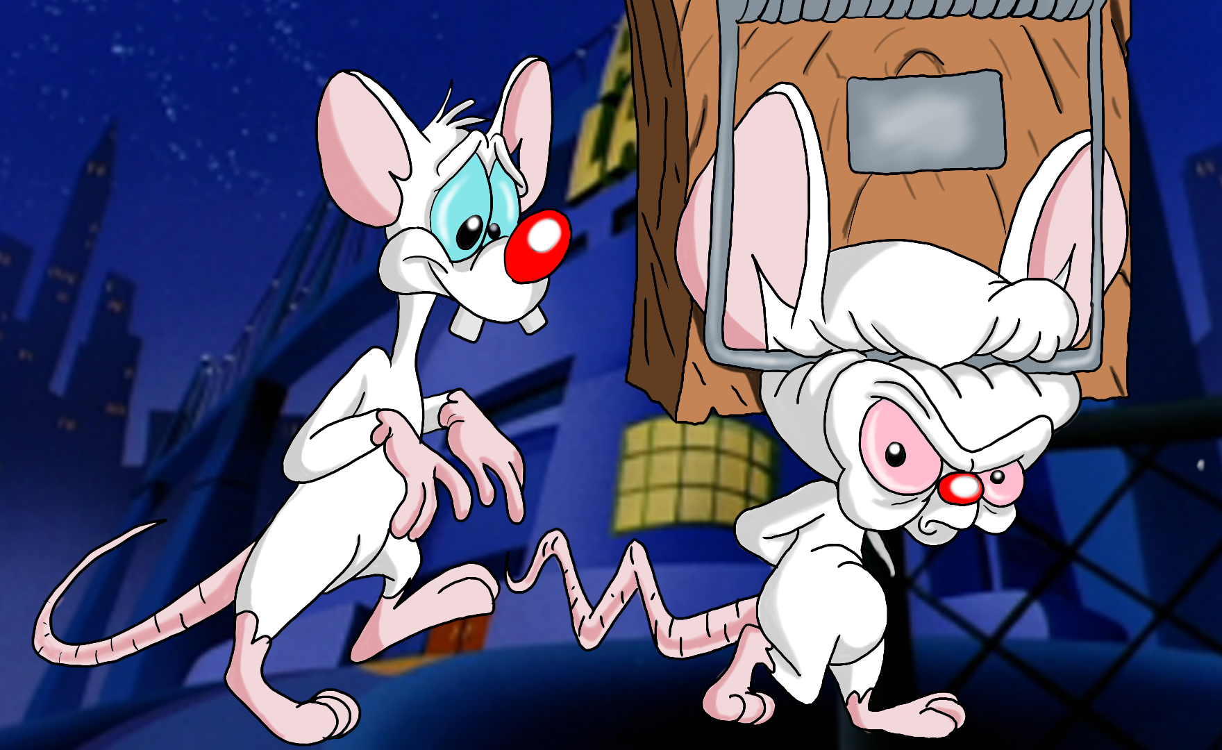 Pinky and the Brain by ArtAsylum1980 on DeviantArt