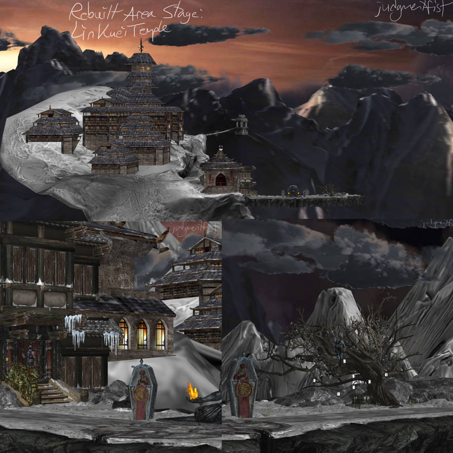 Rebuilt Stage Lin Kuei Temple by judgmentfist by judgemk on DeviantArt