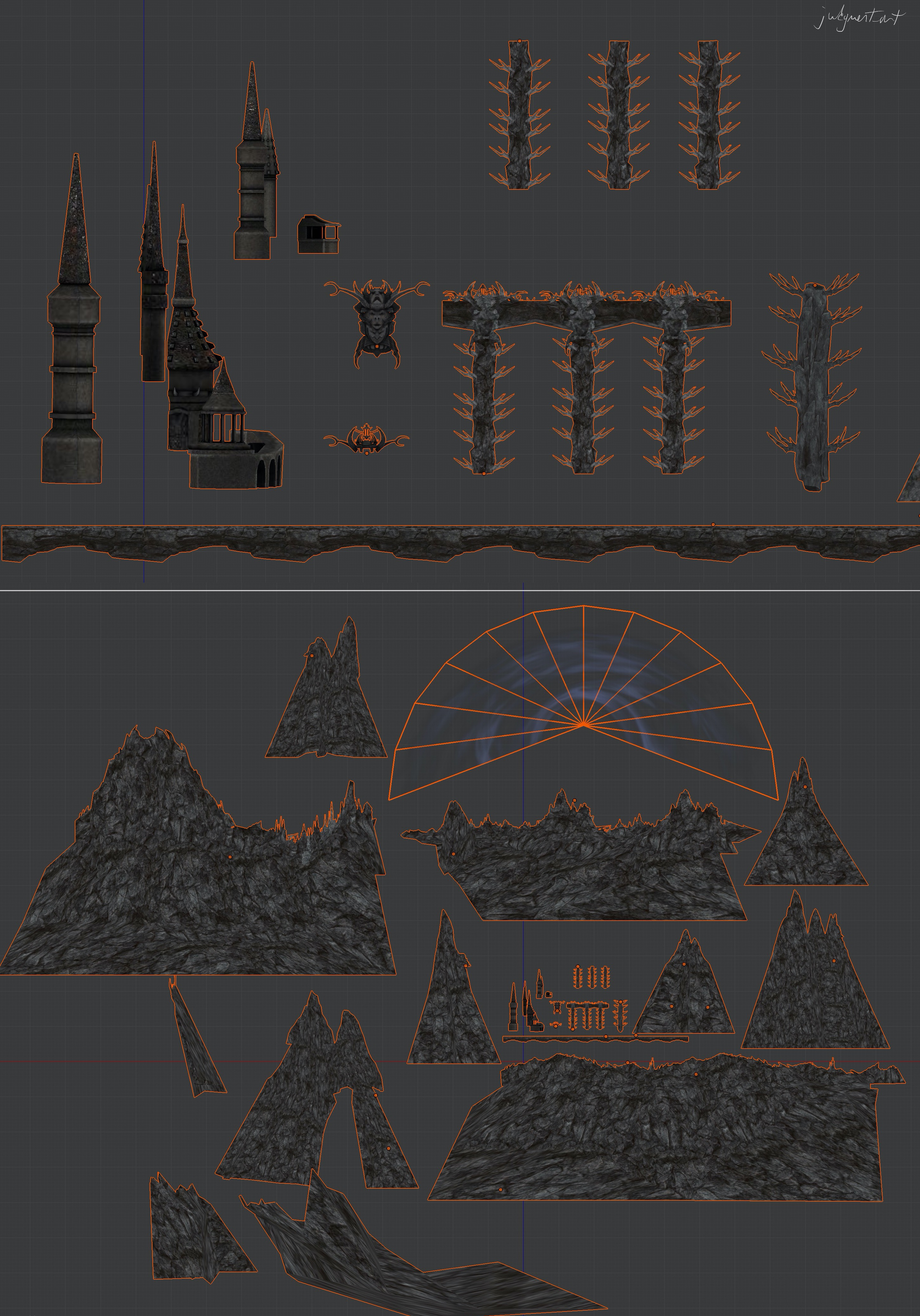 The Pit DIY Kit (xps resource) by judgemk on DeviantArt