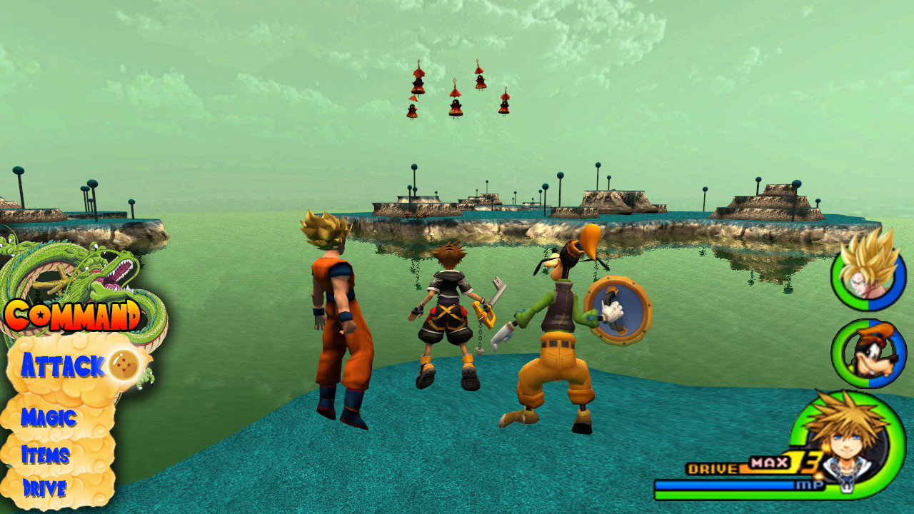 Kingdom Hearts - Dragon Ball Z World by OneKingdomPlanet on DeviantArt