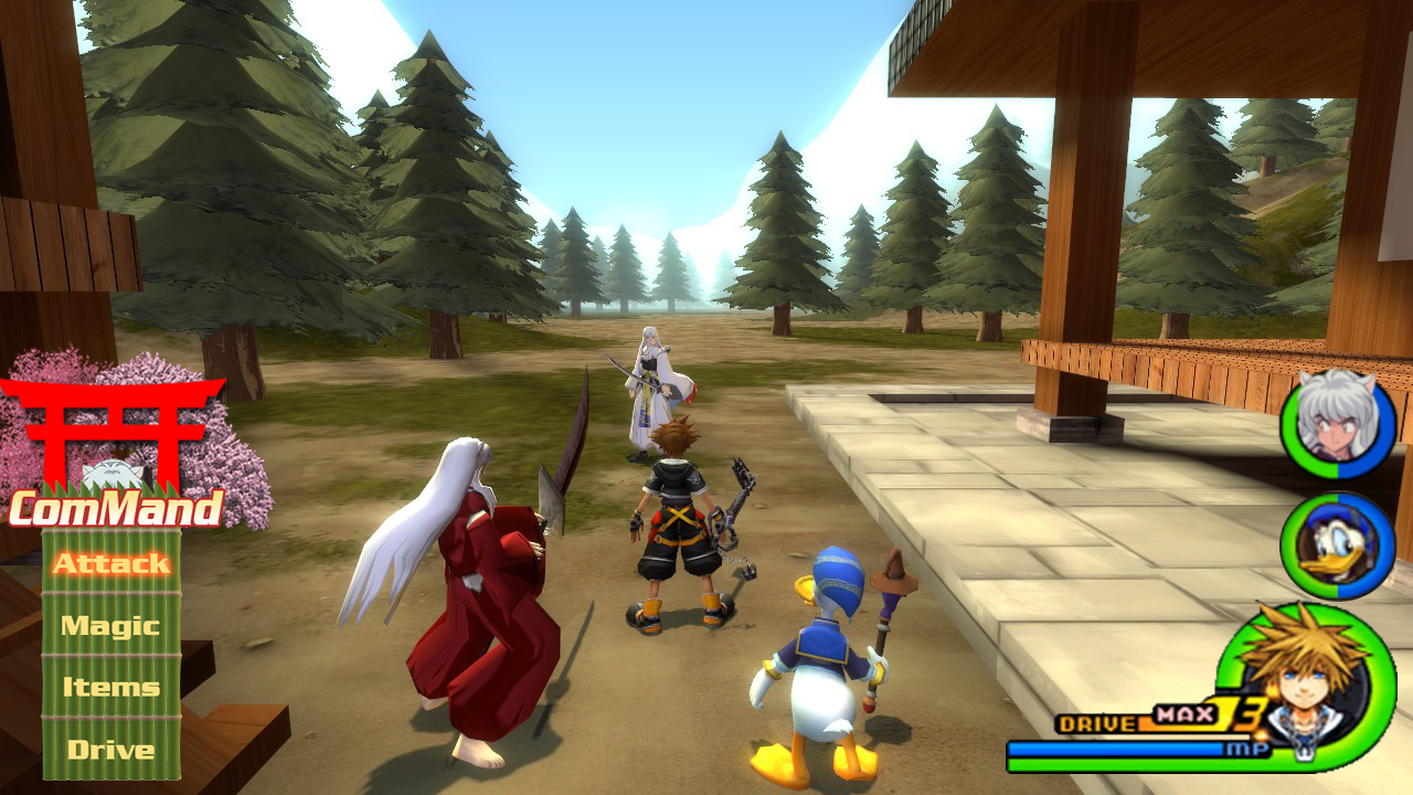 Kingdom Hearts - InuYasha World by OneKingdomPlanet on DeviantArt