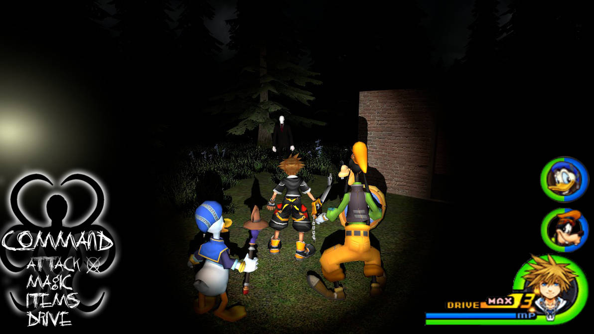 Kingdom Hearts - Slenderman World by OneKingdomPlanet on DeviantArt