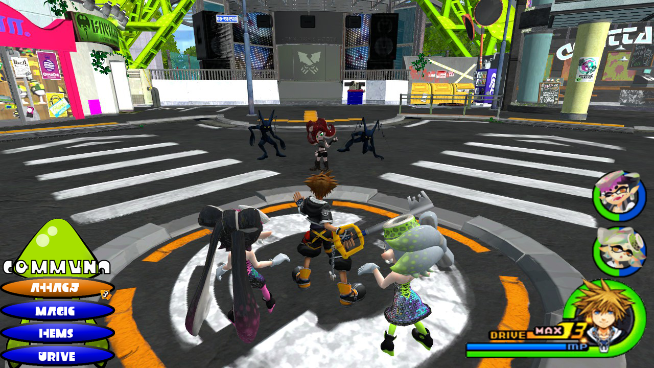 Kingdom Hearts - Splatoon World by OneKingdomPlanet on DeviantArt