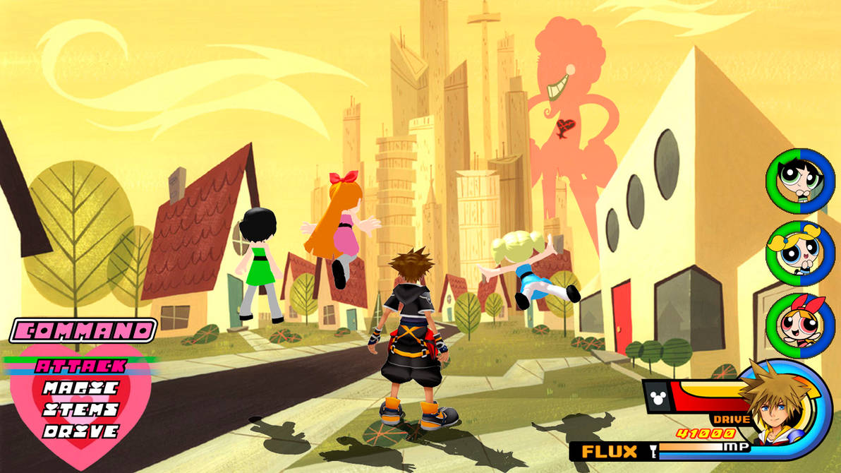 Kingdom Hearts - The Powerpuff Girls World by OneKingdomPlanet on ...
