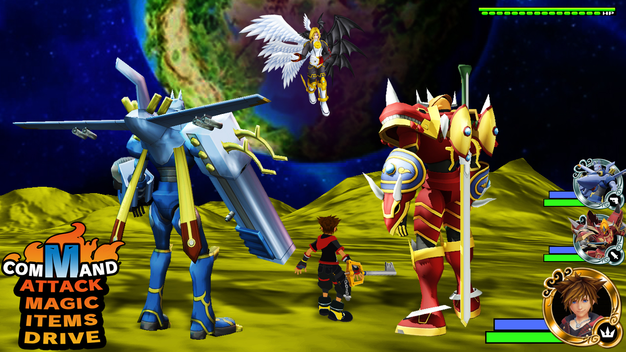 Kingdom Hearts - Digimon Frontier World by OneKingdomPlanet on DeviantArt