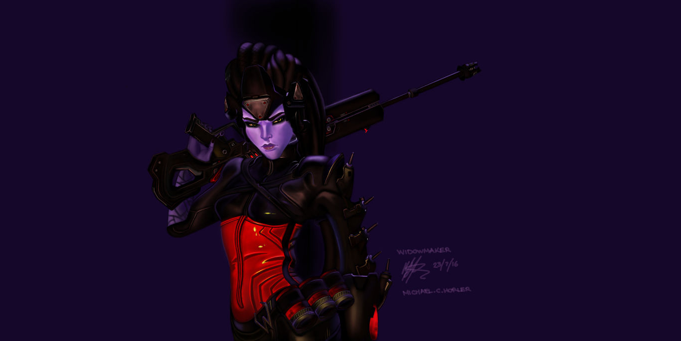 Widowmaker Noire - Overwatch by mchorler67 on DeviantArt
