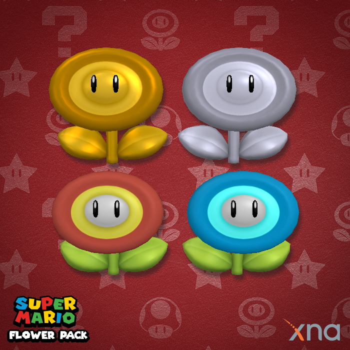 Super Mario: The Flower Pack by ShadowNinjaMaster on DeviantArt