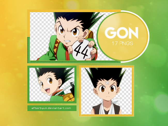 PNG PACK - GON FREECSS by afterbyun on DeviantArt