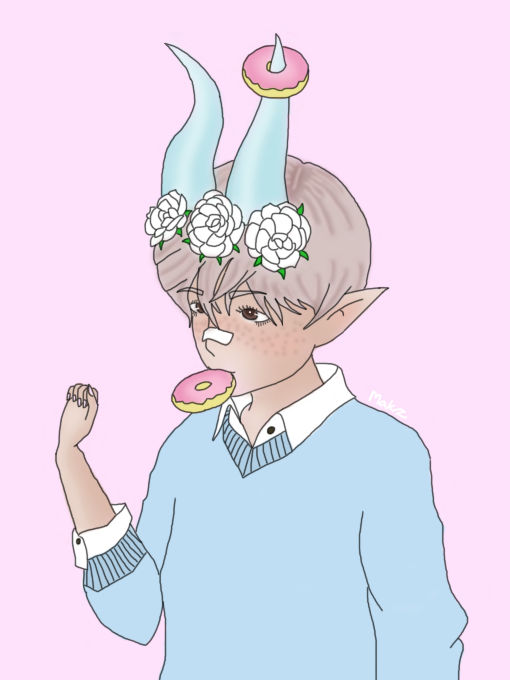 Makz the Donut demon. by MidgetMakz on DeviantArt
