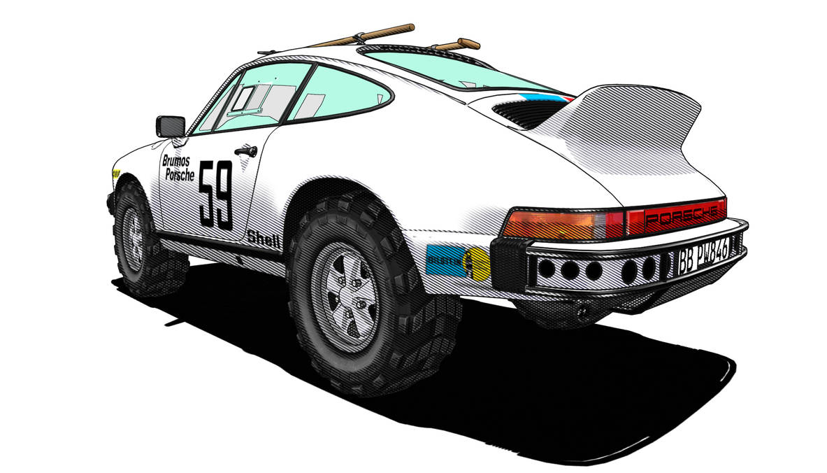 Porsche 911 SC RS 'Cartoon' by AirOne on DeviantArt