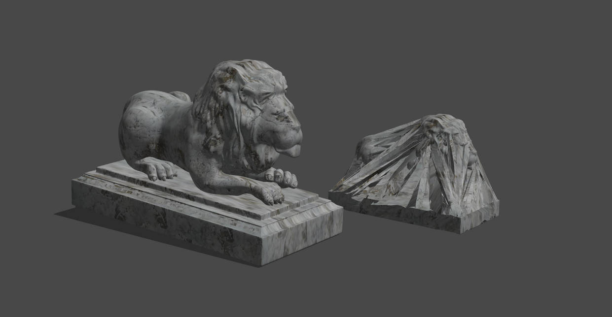 Lion's Statue by OoFiLoO on DeviantArt
