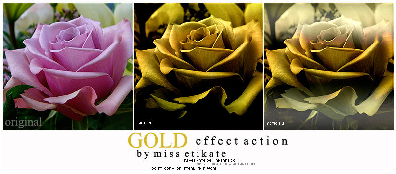 Gold Effect Action by miss-etikate on DeviantArt