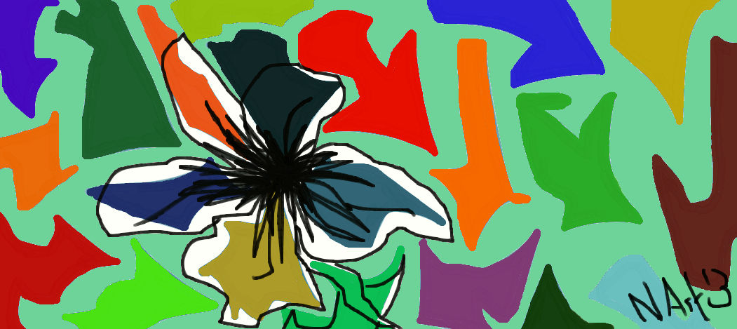 Shaped flower by NArt13 on DeviantArt