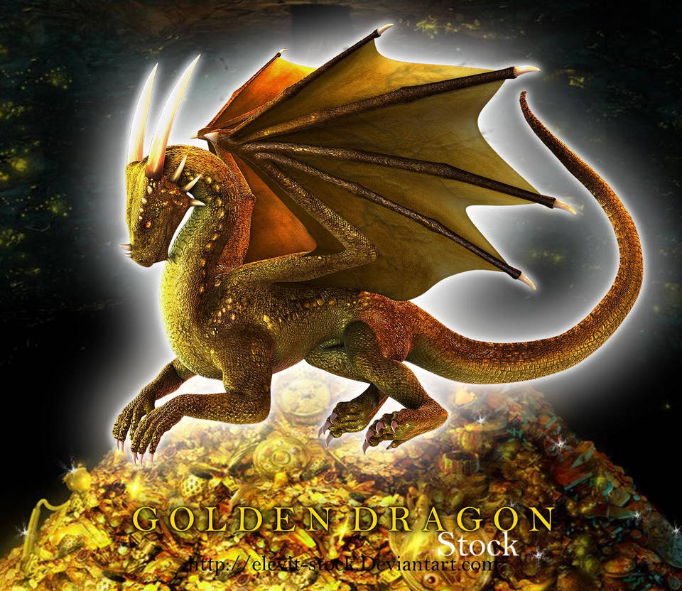 E-S Genesis Golden Dragon by Elevit-Dragon-Stock on DeviantArt