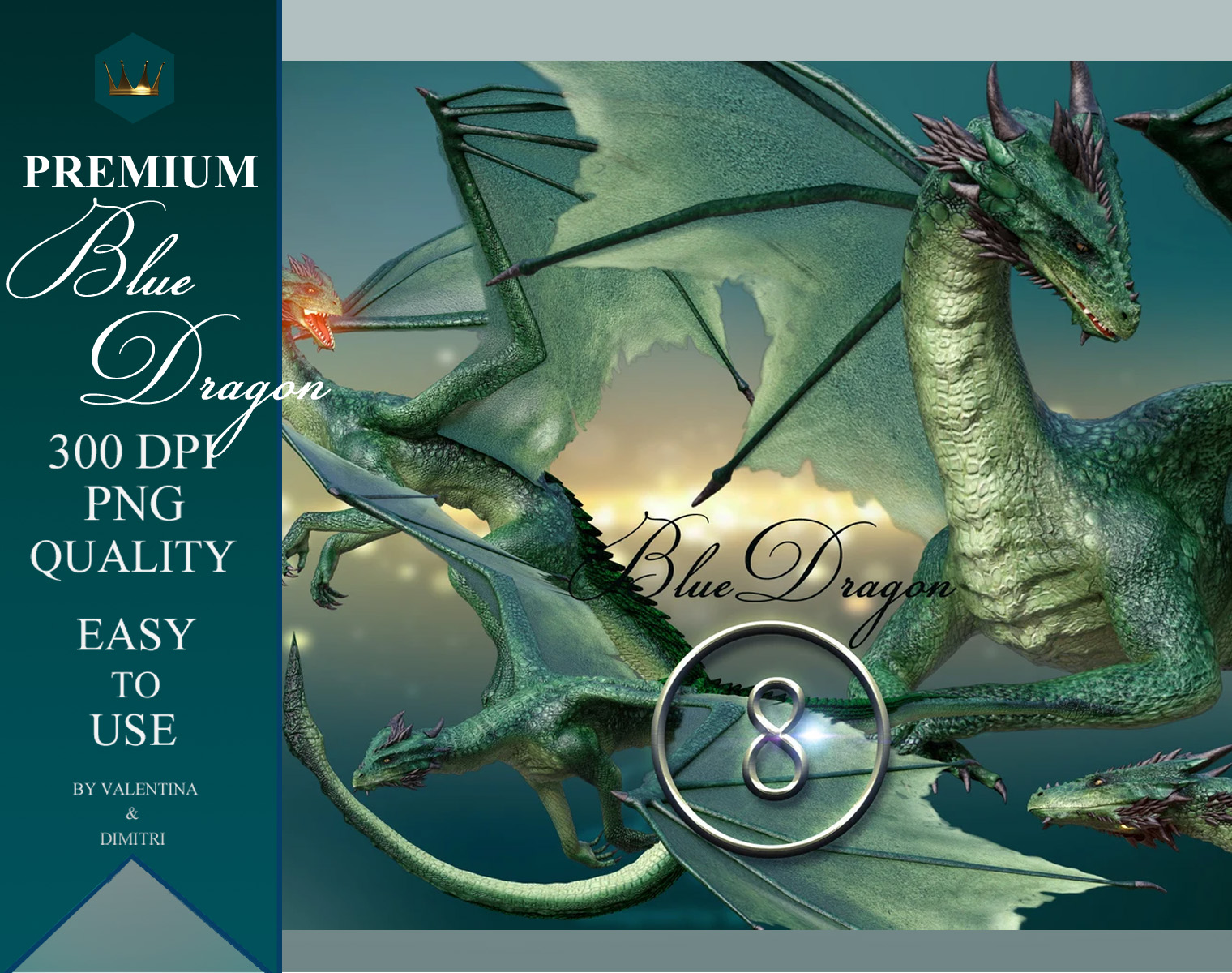 Blue dragon by Elevit-Dragon-Stock on DeviantArt