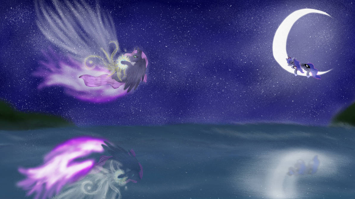 Catching Stars for Luna by ScarletsFeed on DeviantArt