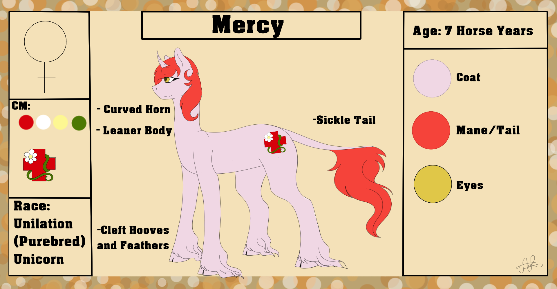 Mercy {Ref. Sheet + Bio} by ScarletsFeed on DeviantArt