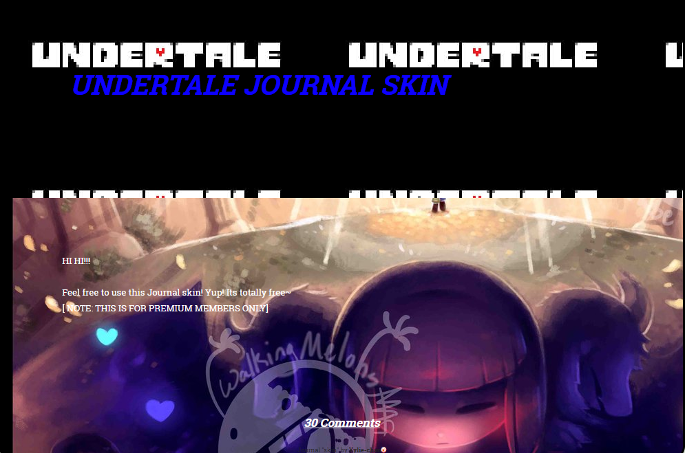 Undertale skin by Nyamo-pon on DeviantArt