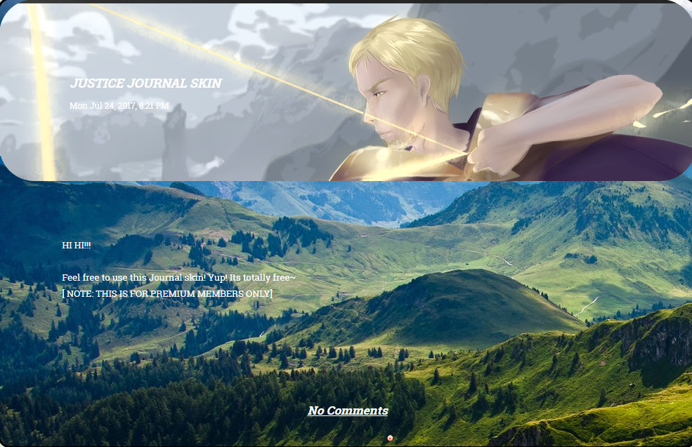 Justice journal skin by Nyamo-pon on DeviantArt