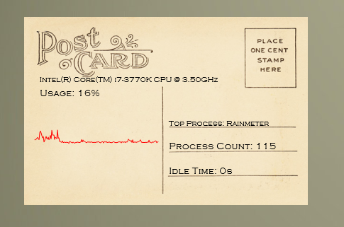 Postcard Meter (CPU Meter) by Wloski-b on DeviantArt