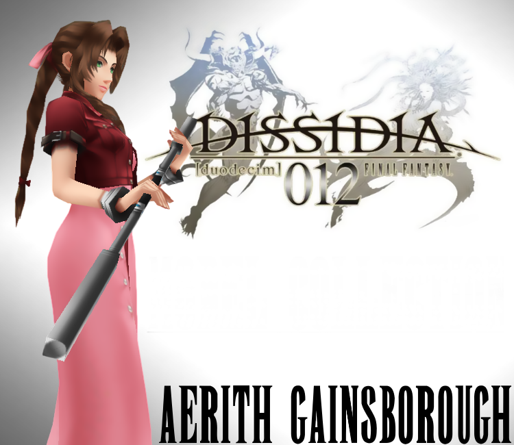 Dissidia 012 - Aerith Gainsborough by Dovahbruh on DeviantArt
