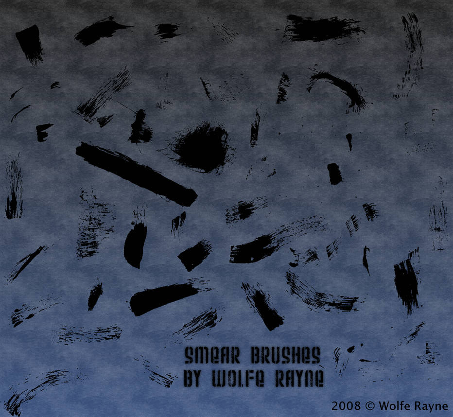 45 Smear Brushes- Photoshop by KhaosKreative on DeviantArt