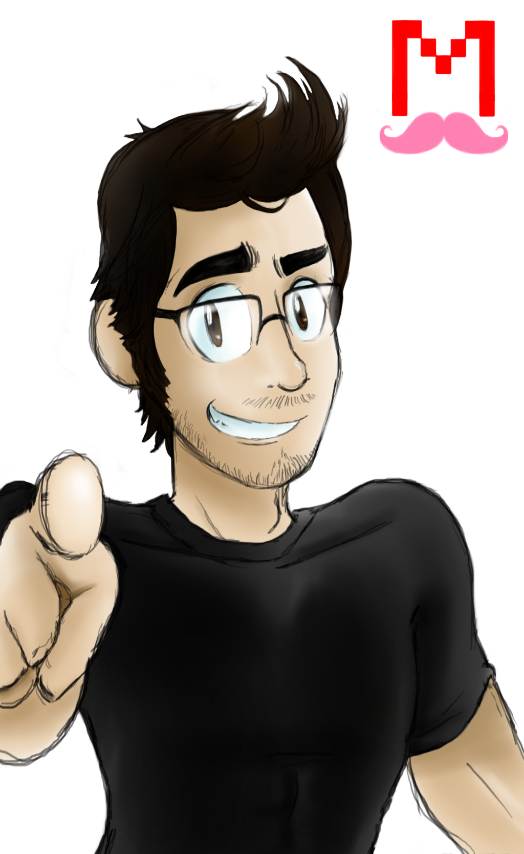 Markiplier sketch by 8-Bit-Britt on DeviantArt