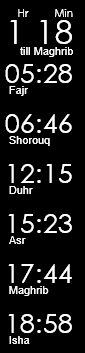 PrayerTimes for Rainmeter by FinalPerfection on DeviantArt