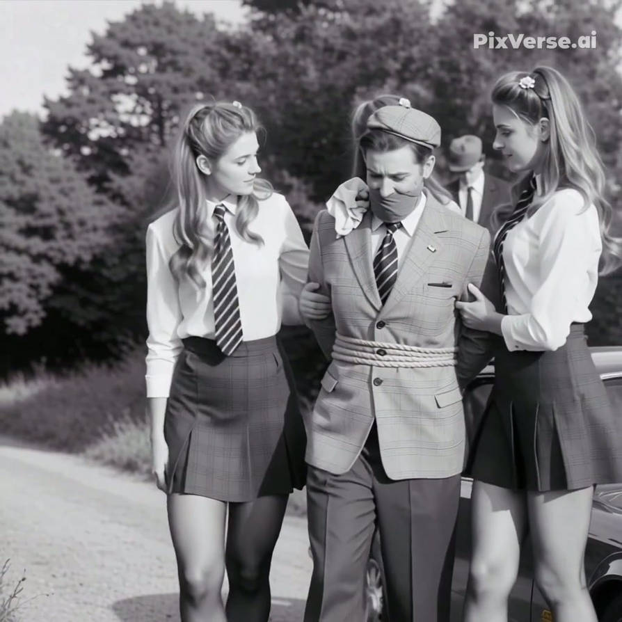 St Trinians Girls Take Care Of A Guard by adgp43 on DeviantArt