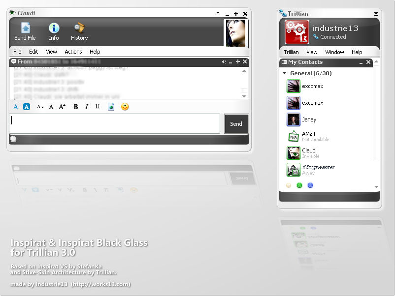 Inspirat for Trillian 3.1 by industrie13 on DeviantArt