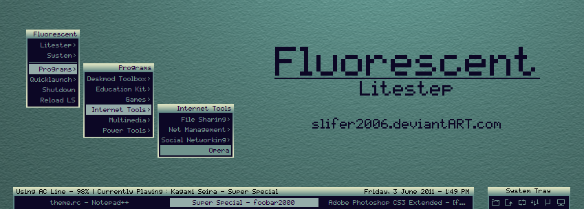Fluorescent for Litestep by Slifer2006 on DeviantArt