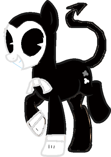Bendy (Ponified) (REDRAW) by MosoTokyo88 on DeviantArt