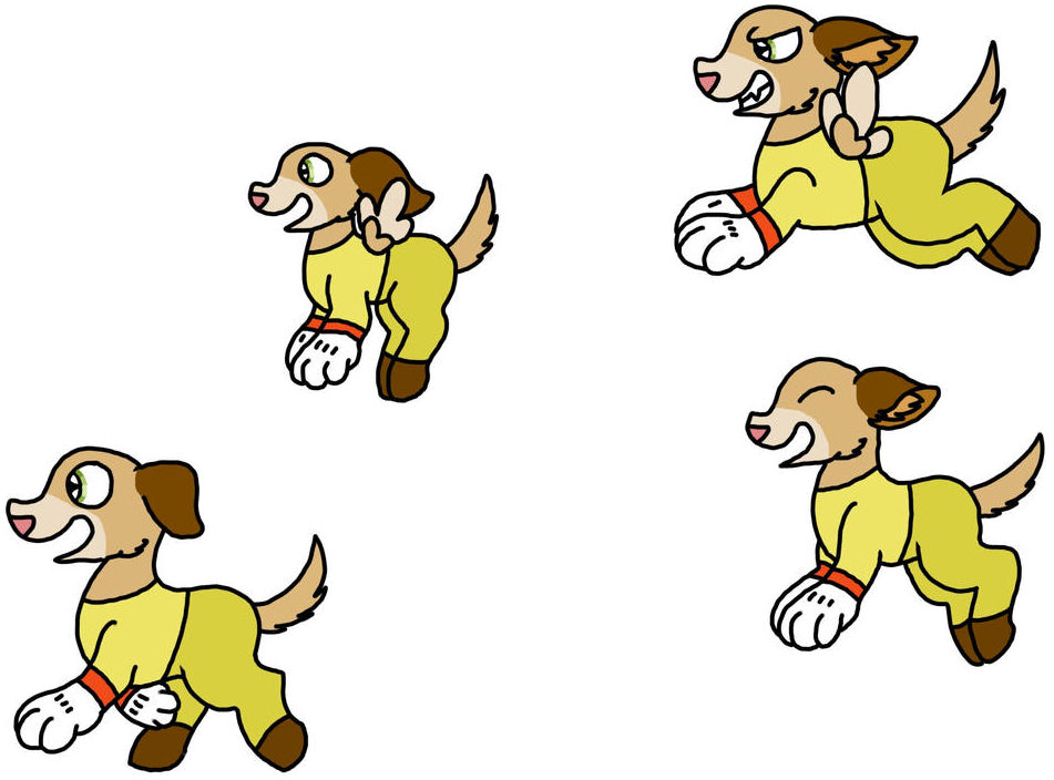 Jr., Bogart, Brody And Bingo (Ponified) by MosoTokyo88 on DeviantArt