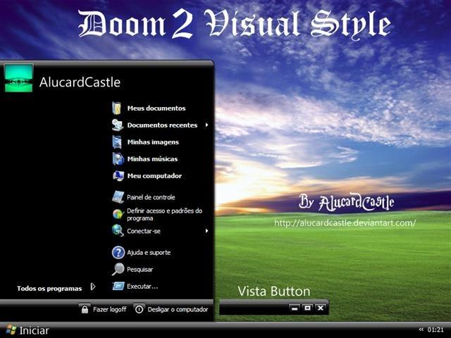 Doom Visual Style for XP by AlucardCastle on DeviantArt