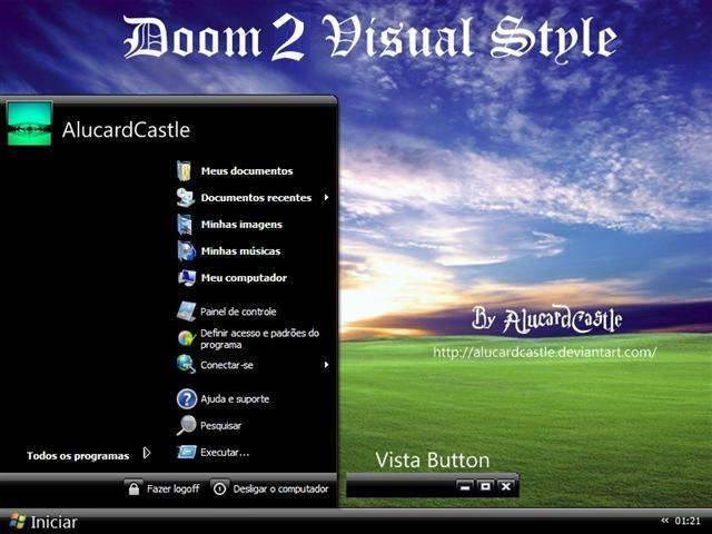 Doom Visual Style for XP by AlucardCastle on DeviantArt