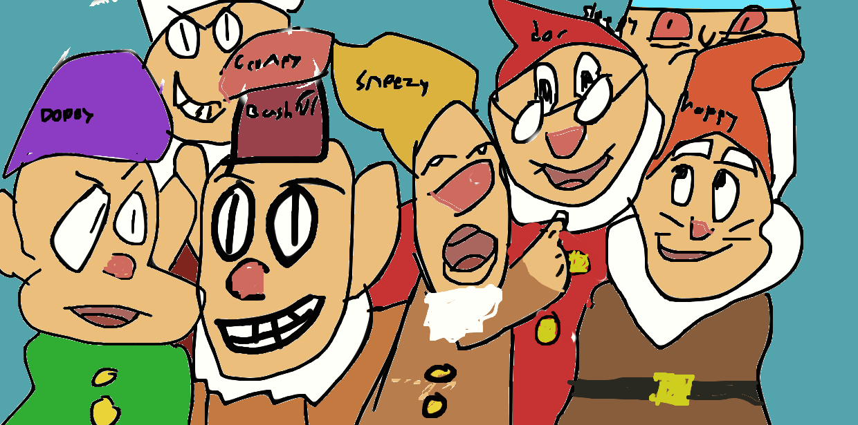 7 Dwarves by SoapyPeanut on DeviantArt