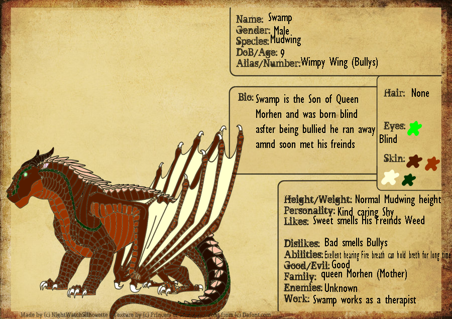 Swamp Ref by ScorpionNinjaGirl on DeviantArt