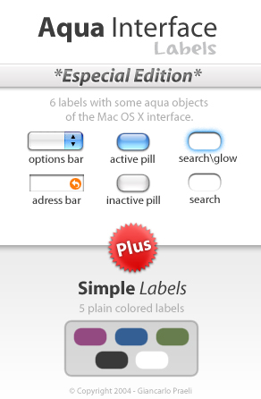 Aqua Interface Plus Labels by HybridRainbow2004 on DeviantArt