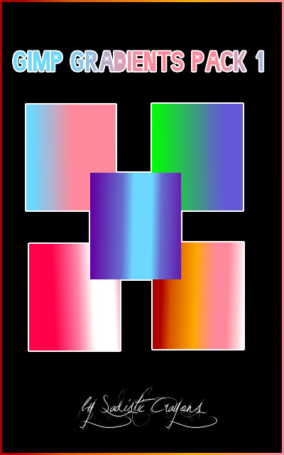 Gimp Gradients Pack 1 by SadisticCrayons on DeviantArt