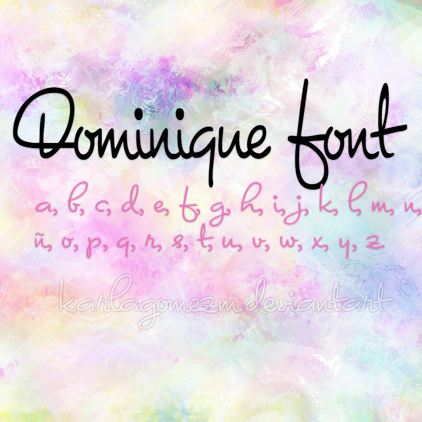 -Dominique Font by KarlaGomezM on DeviantArt