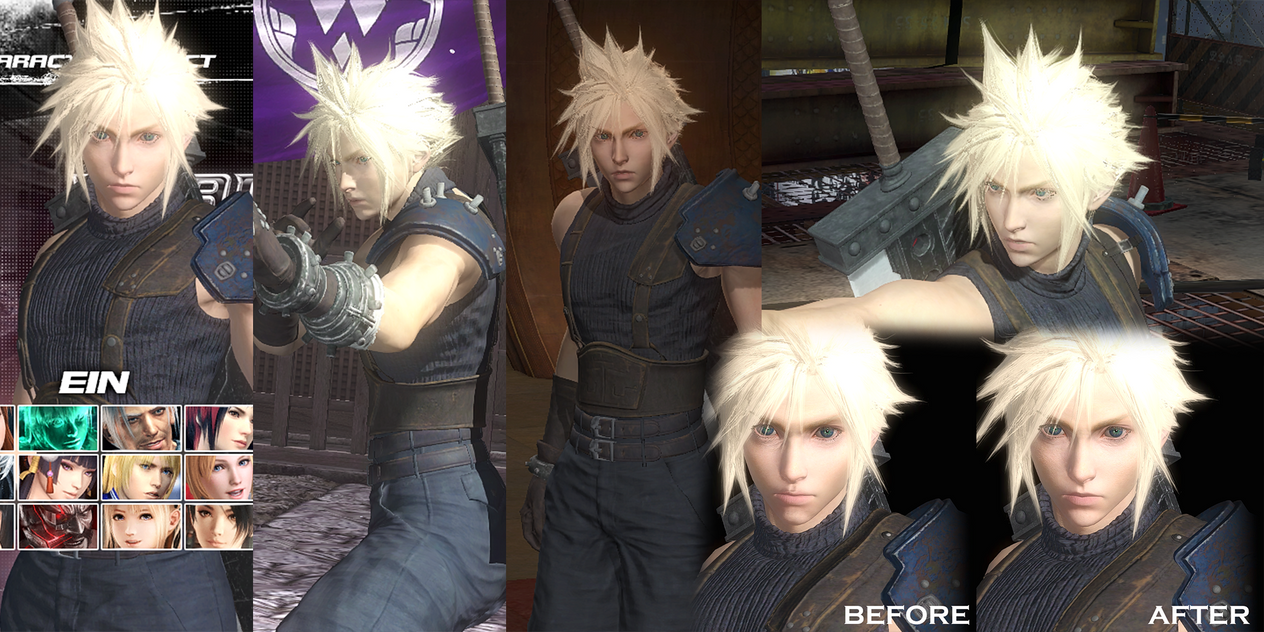 CLOUD STRIFE (DOA5LR MOD) - DL by csb0219 on DeviantArt