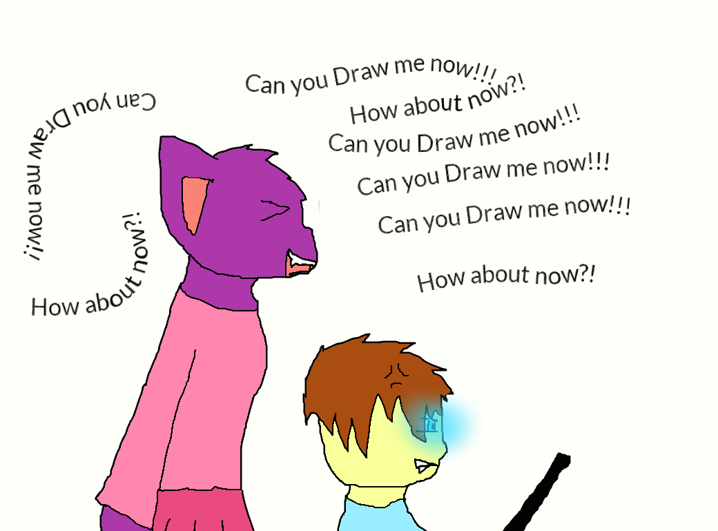 CAN YOU DRAW ME!!!! by leosan123 on DeviantArt