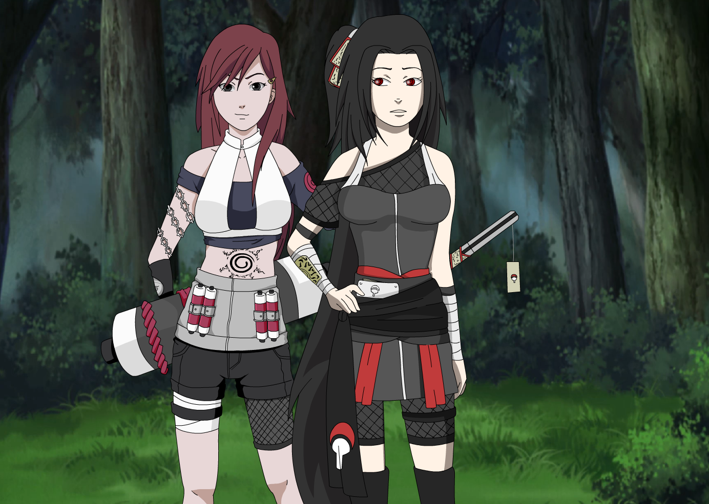 Uchiha and Uzumaki Together Animation by OC-Animator on DeviantArt