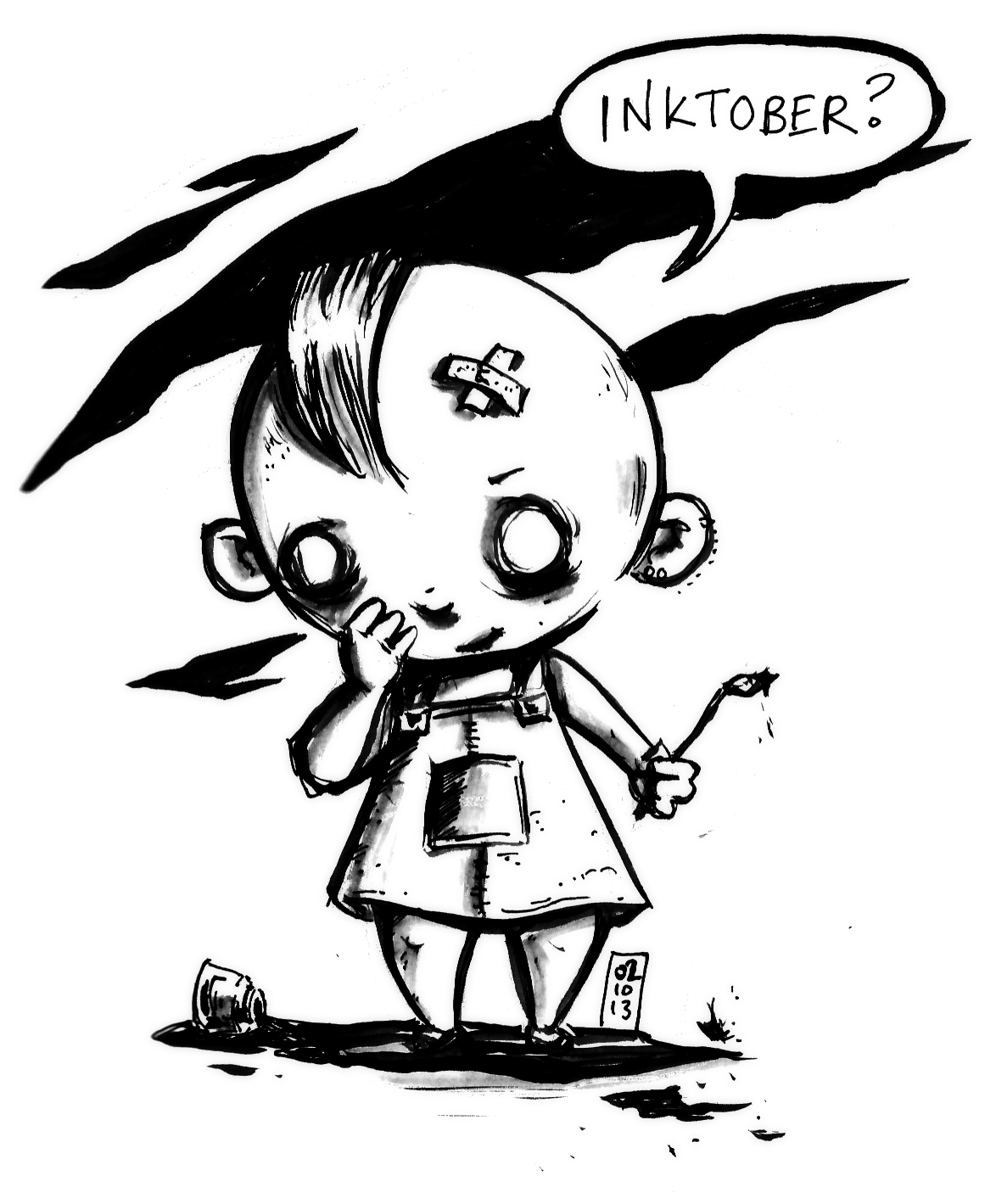 Inktober 001 by neurotic-elf on DeviantArt