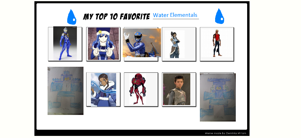 My Top 10 Water Elementals Meme by pyrus125680 on DeviantArt