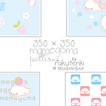 Mamegoma Pattern :3 by pinkcreation on DeviantArt