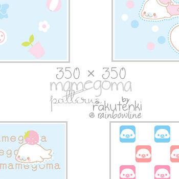 Mamegoma Pattern :3 by pinkcreation on DeviantArt